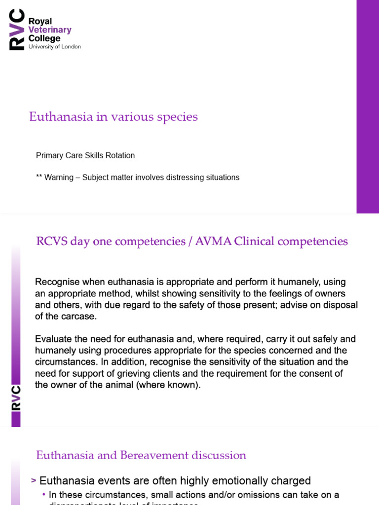 Euthanasia Slides For PCCS | PDF | Medicine | Clinical Medicine