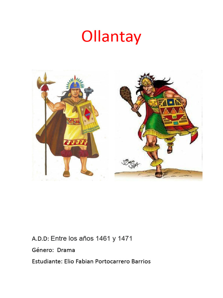 Dibujos y personajes de Ollantay | PDF | Imperio Inca