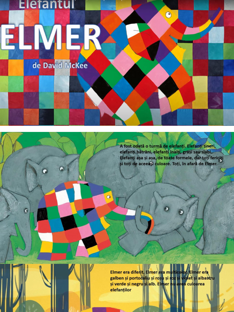 Elmer Elefantul Multicolor | PDF