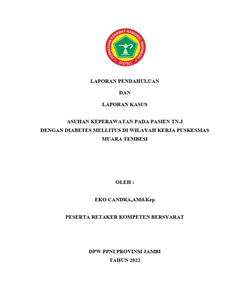 LP Askep DM 5 (Finish) | PDF | Pengembangan Diri | Sains & Matematika