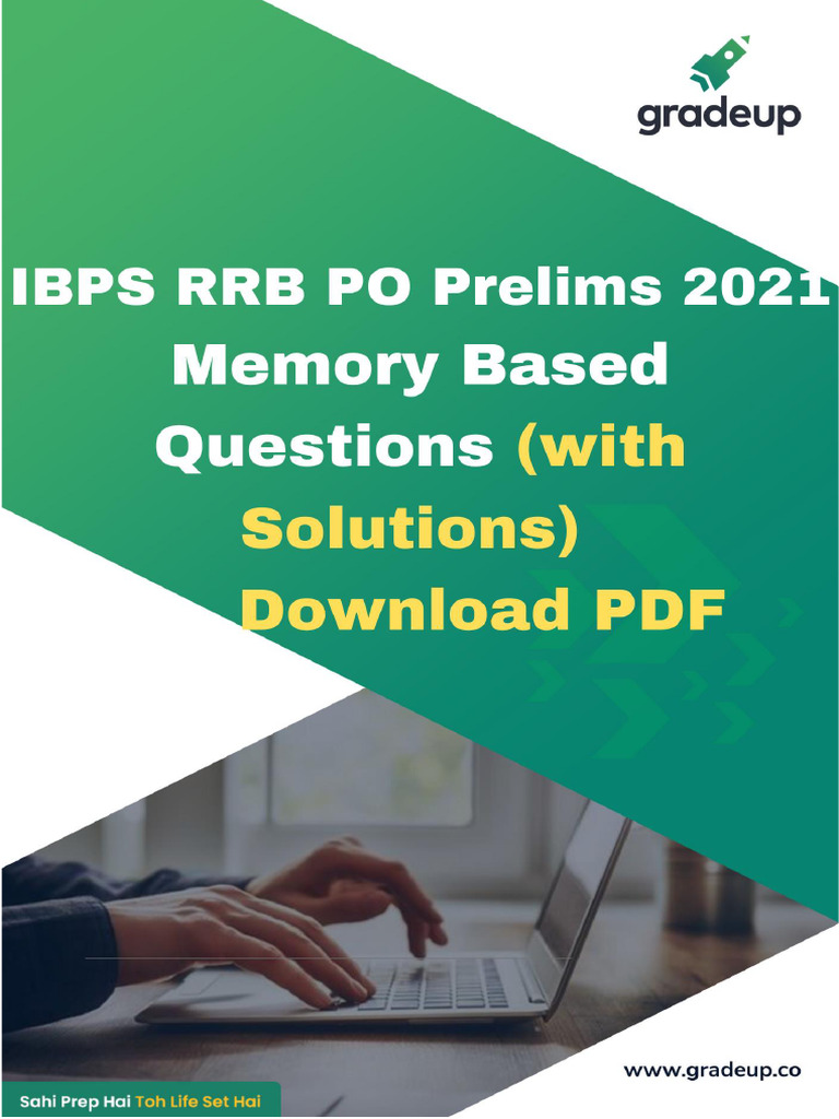 Ibps RRB Po Memory Based PDF | PDF | Quantity