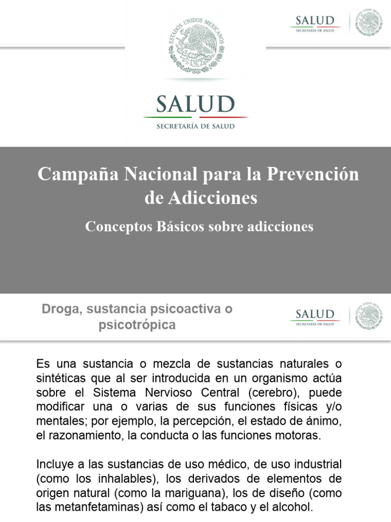 Anexo 2 Conceptos Basicos | PDF | Drogas | La dependencia de sustancias