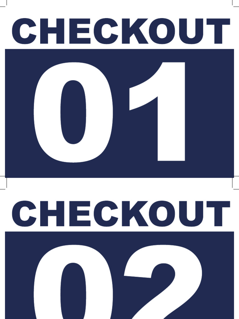 Placas CHECKOUT Fechado | PDF