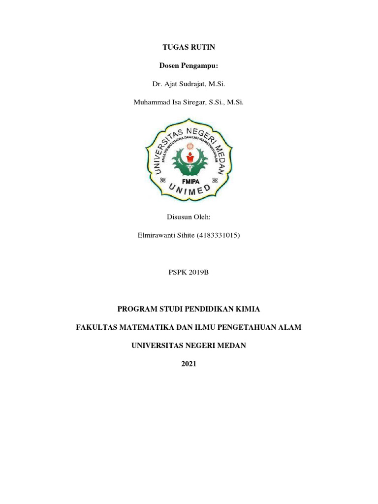 Rencana Minggu Efektif Kimia Kelas XI | PDF