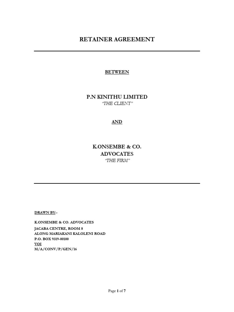 12.2. Sample Retainer Agreement | PDF | Arbitration | Confidentiality