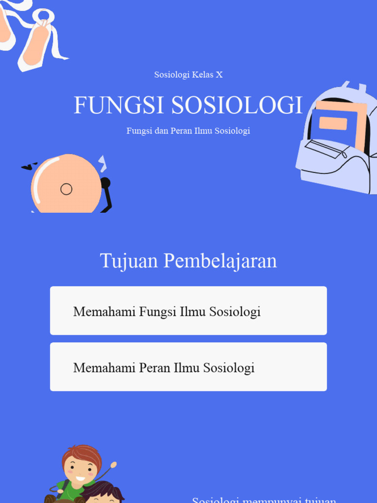 Fungsi Dan Peran Ilmu Sosiologi | PDF | Karier & Perkembangan | Pengembangan Diri