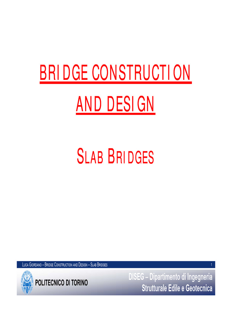 02_Slab bridges | PDF | Prestressed Concrete | Force