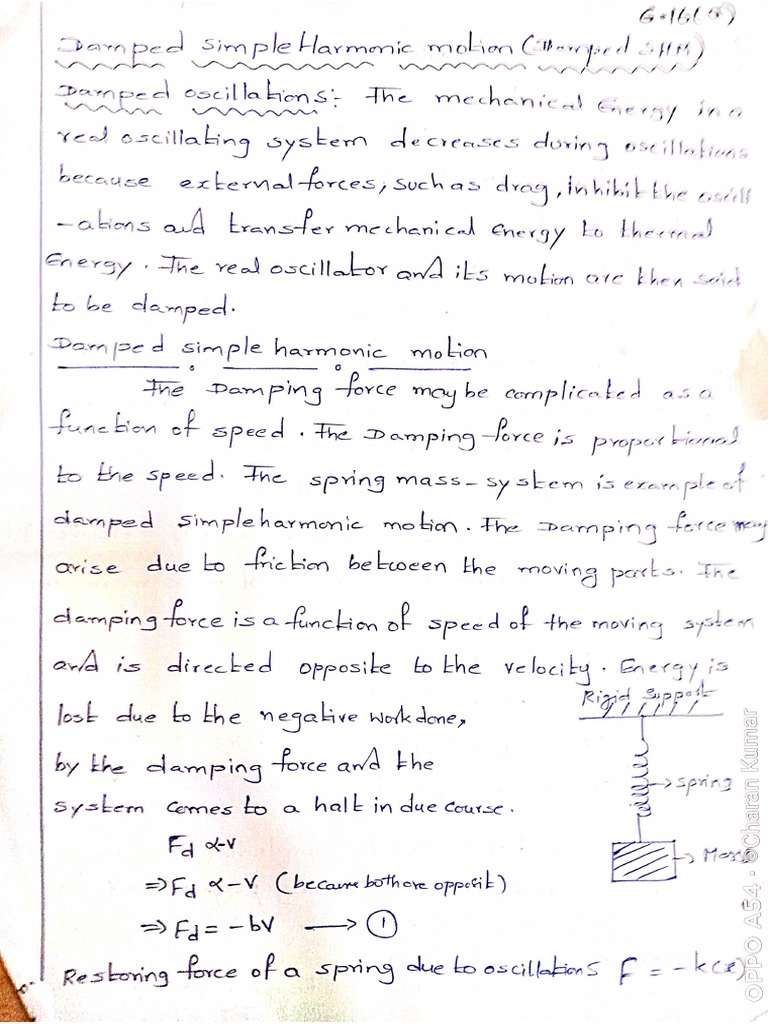 Physics Unit-1 Part 2 Material | PDF Physics Unit-1 Part 2 Material | PDF