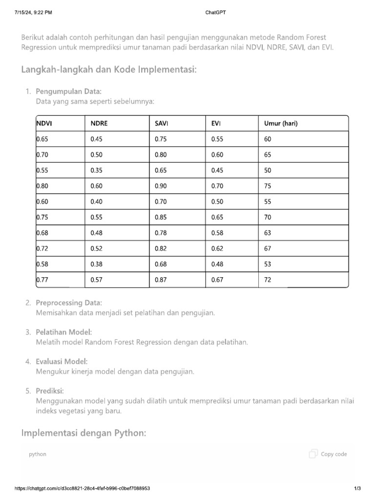 Random Forest Regression 2 Pdf