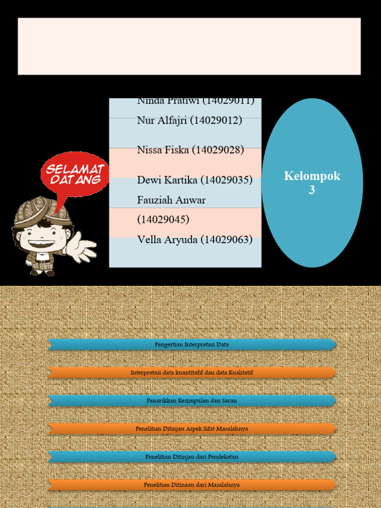 Presentasi 7 - Interpretasi Data | PDF