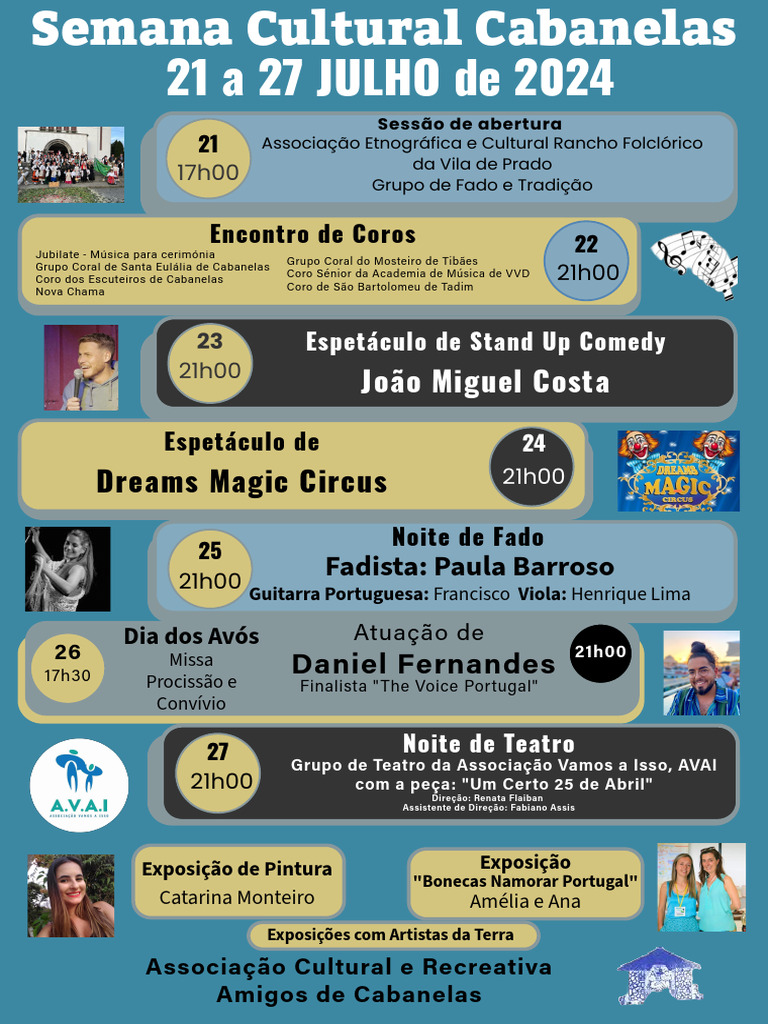 Cartaz Semana Cultural 2024 | PDF