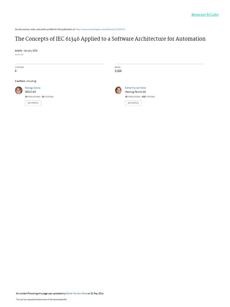 The Concepts of IEC 61346 Applied To A Software Ar | PDF | System ...