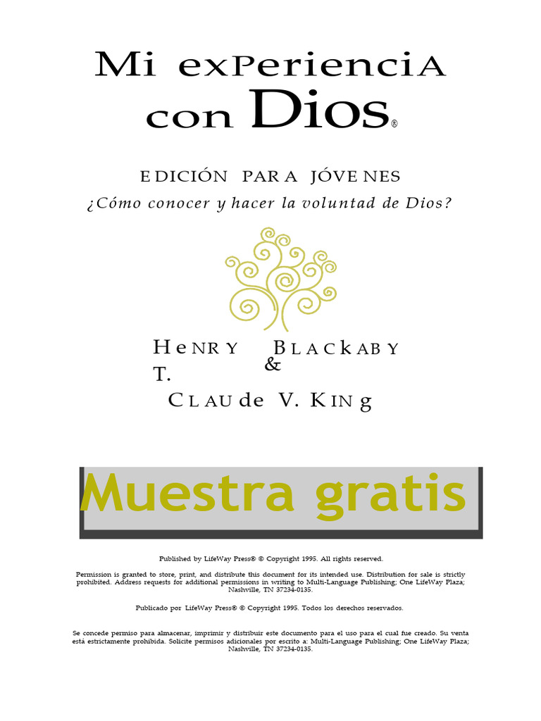 Mí Experiencia Con Dios Lifeway Pdf Moisés Vida Eterna