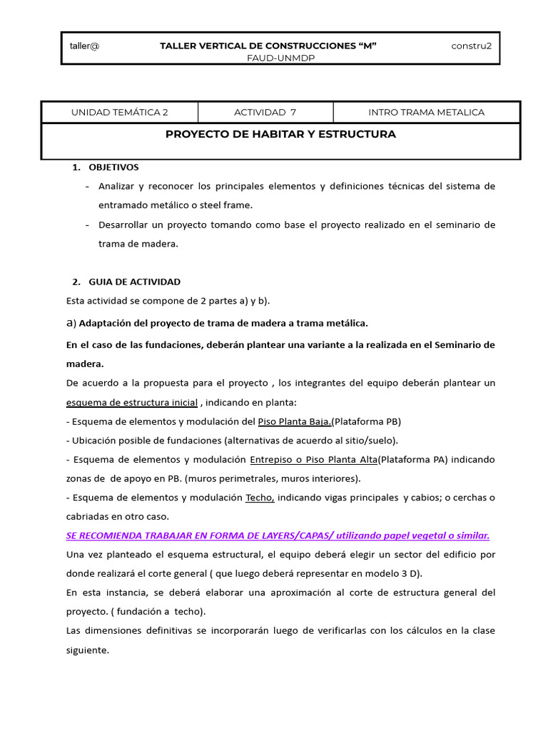 c2 Act 7 TMT Proyecto y Estructura | PDF | Tecnología