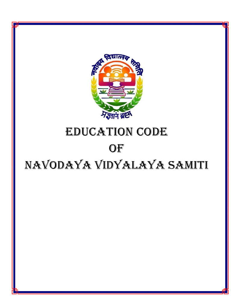Education Code Nvs | PDF