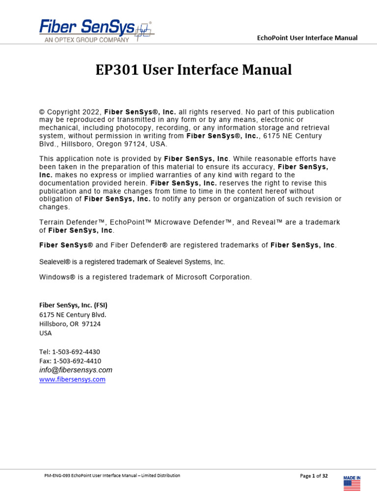 EchoPoint User Interface Maunal | PDF | Optical Fiber | Computer Engineering