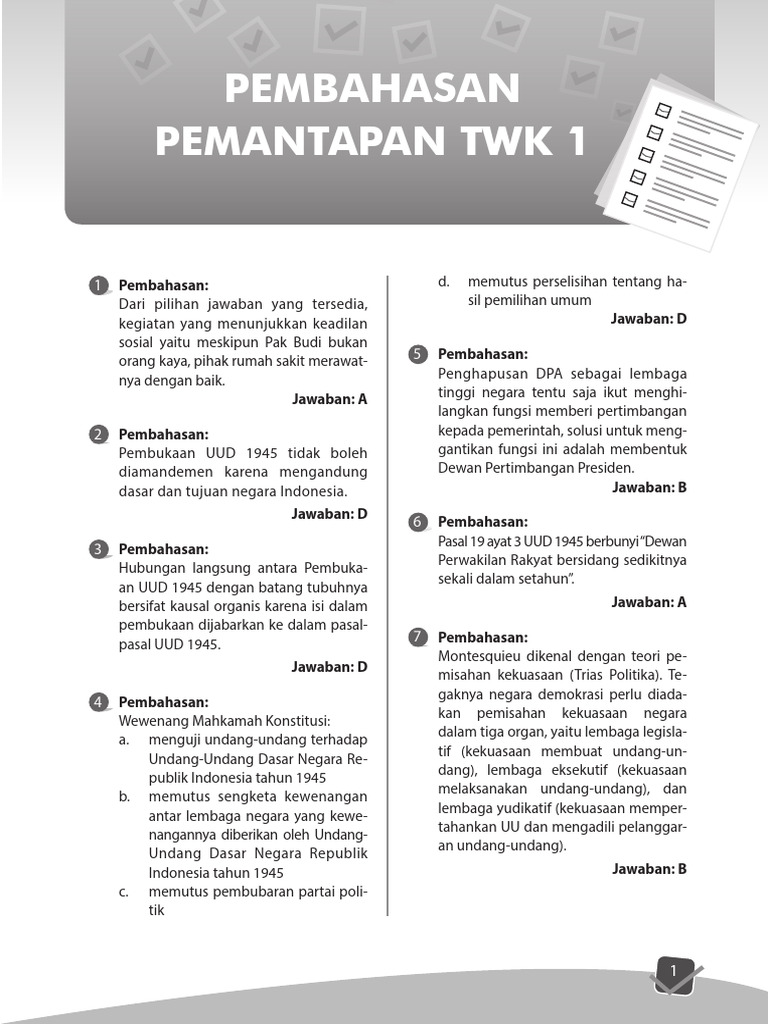 Pembahasan TWK UUD 1945 dan Pancasila | PDF | Filsafat