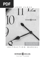 Cuckoo Clock Owners Manual | PDF | Screw | Clock