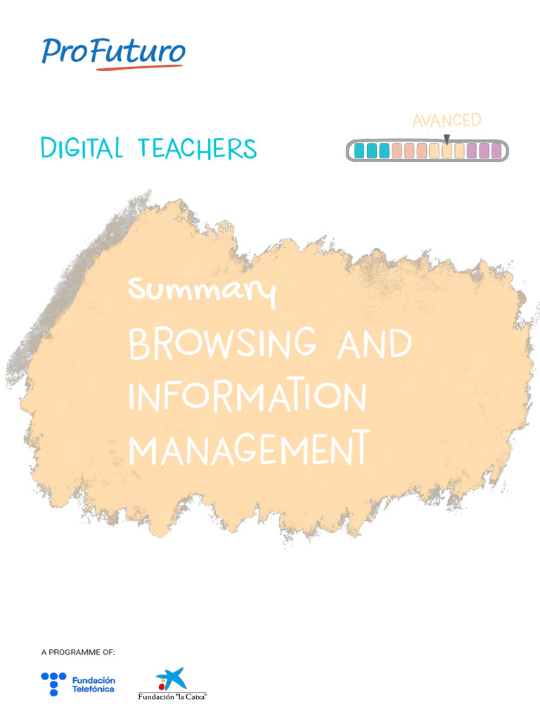 Summary Browsing and Information Management | PDF | Blog | Internet