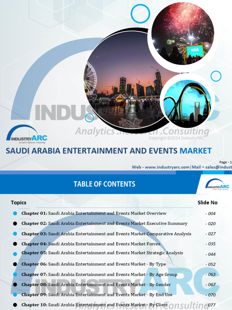 Saudi Arabia Entertainment and Events Market (2023 - 2030) - Sample ...