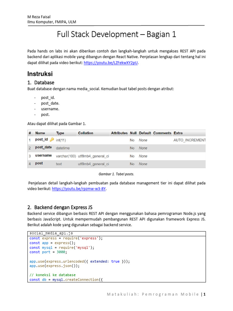 07 Hol Fullstack Development 1 | PDF