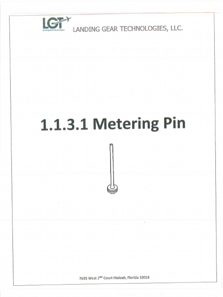1.1.3.1 Metering Pin | PDF