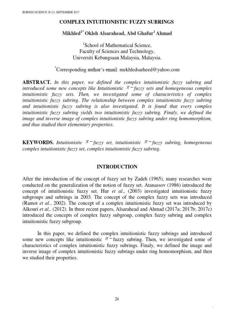 COMPLEX-INTUITIONISTIC-FUZZY-SUBRINGS | Download Free PDF | Ring (Mathematics) | Mathematical ...
