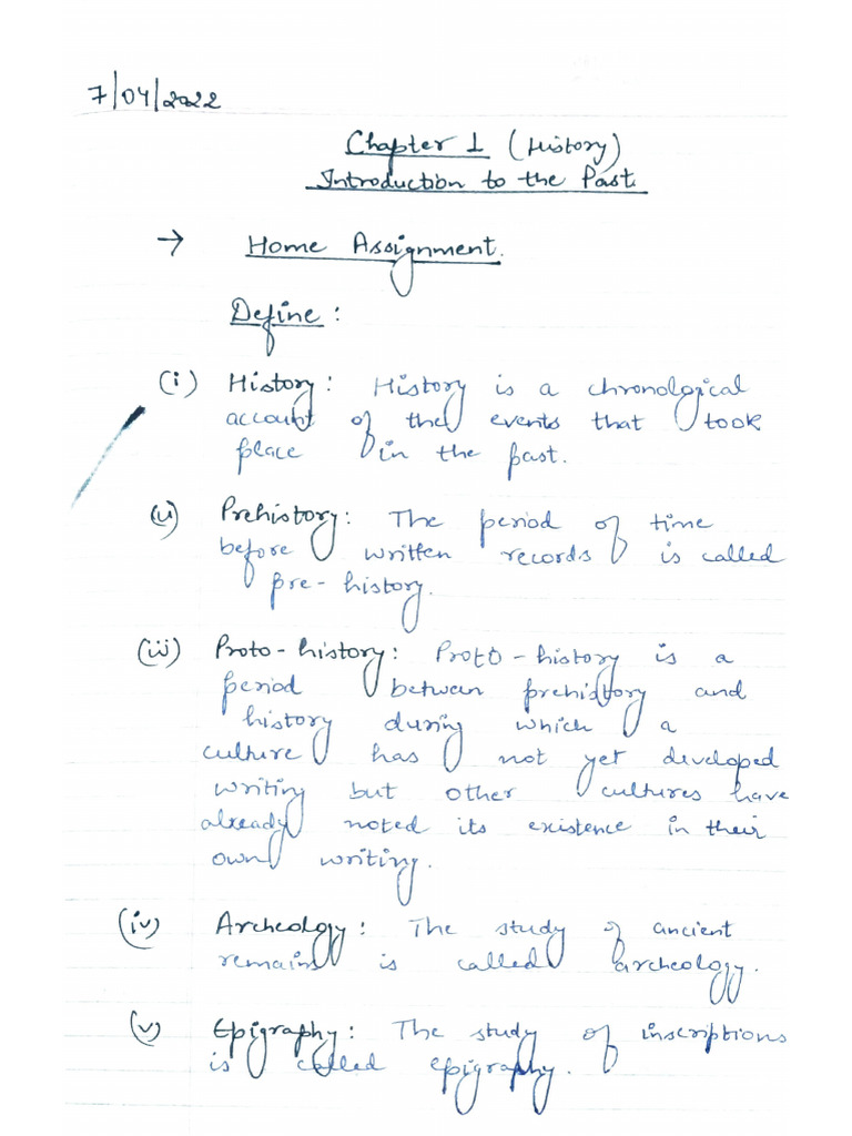 Chapter 1 History | PDF