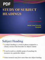 A History of Sears List | PDF | Cataloging | Bibliography