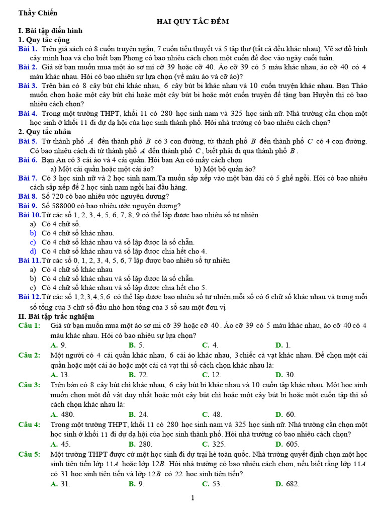 Hai Quy Tac Dem | PDF