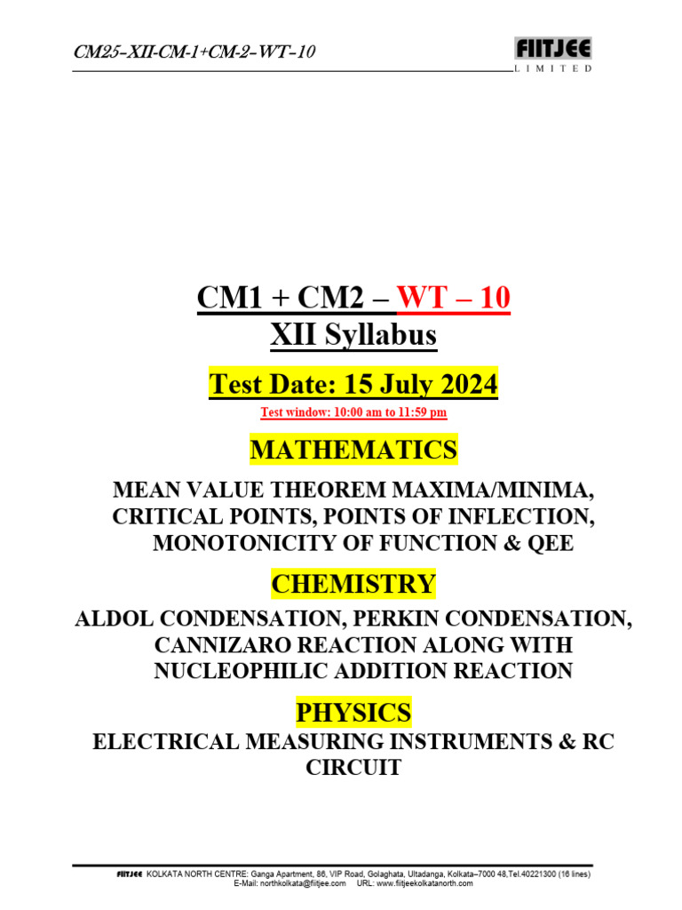 Paper of CM25-CM1+CM2-15-07-2024 | PDF | Capacitor | Electrical Network