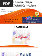 General Shaping Paper of The Matatag Curriculum | PDF | Communication | Art