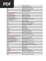 Sabre Commands | PDF | Civil Aviation | Airlines