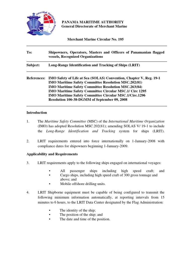 Circular 195 Segumar | PDF | Water Transport | Shipping