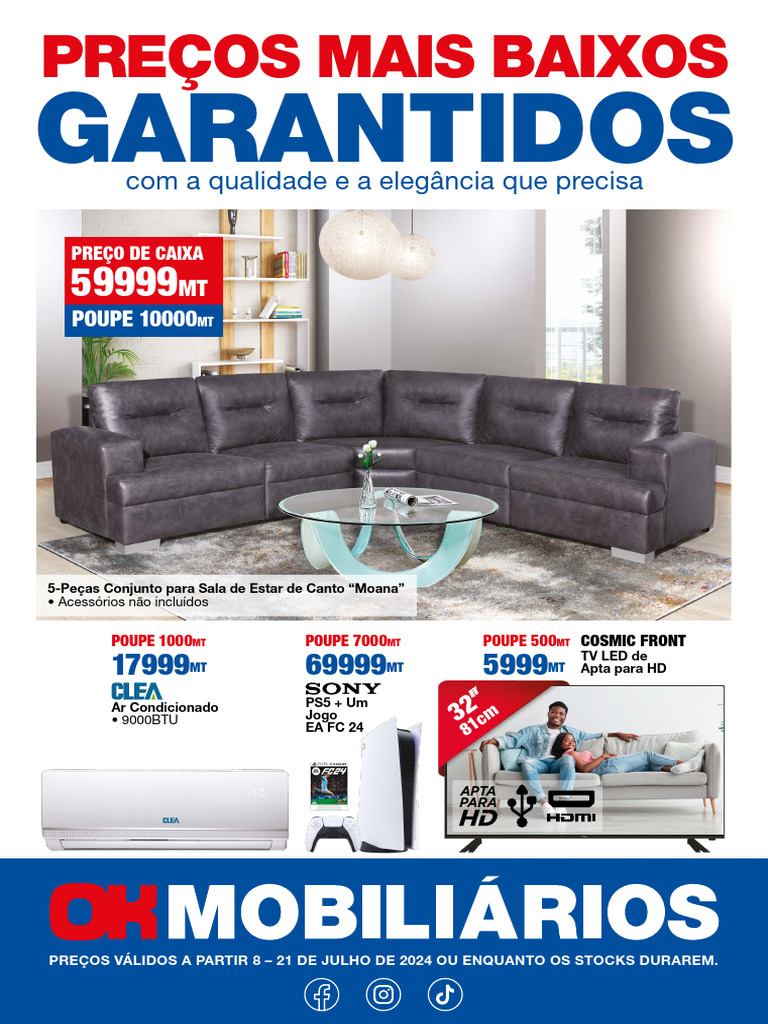Ok Furniture Catalogue Mozambique South Valid From 8 - 21 July 2024 | PDF