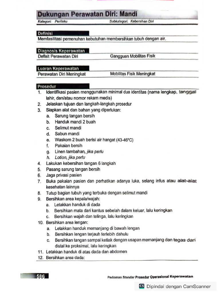 SOP Personal Hygiene | PDF