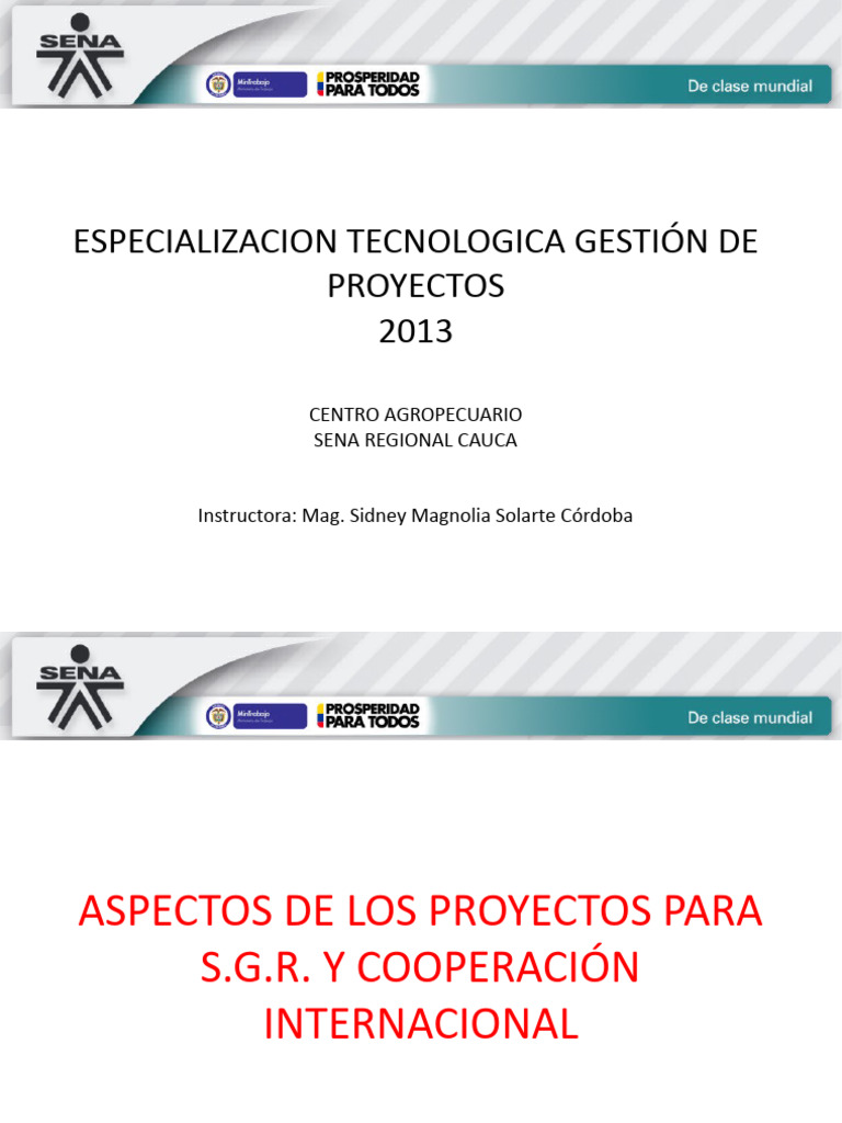 ASPECTOS DE PROYECTOS MGA | Descargar gratis PDF | Infraestructura | Economias
