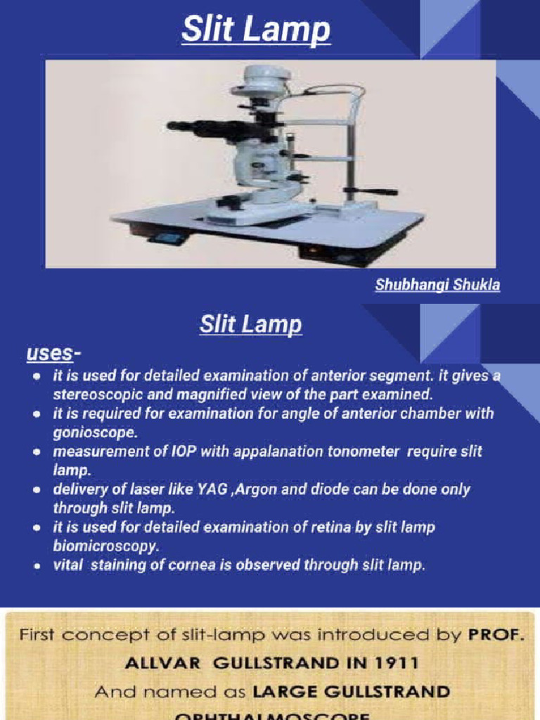Slit Lamp | PDF