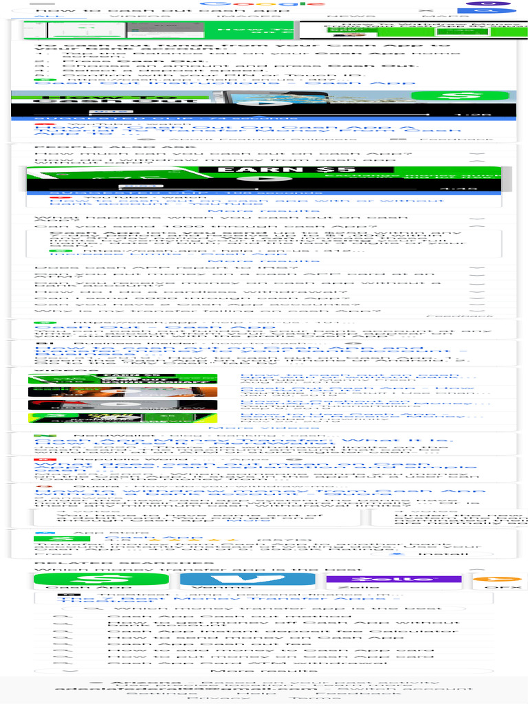 How to Cash Out Cash App - Google Search | PDF | Cash | Automated ...