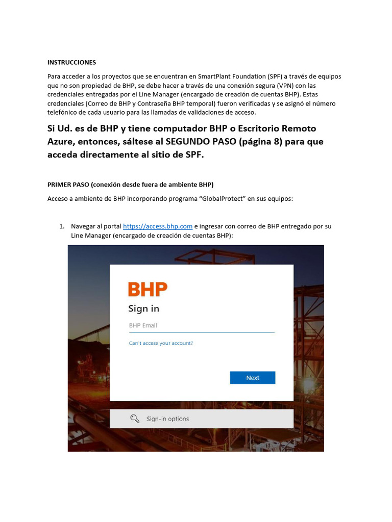 Instructivo Acceso VPN SPF Web | PDF | Contraseña | Red privada virtual