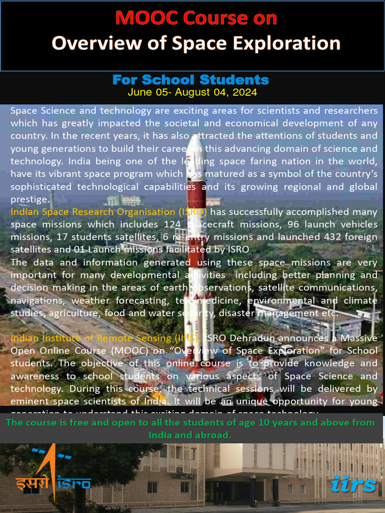 Brochure For School Student | PDF | Spaceflight | Outer Space