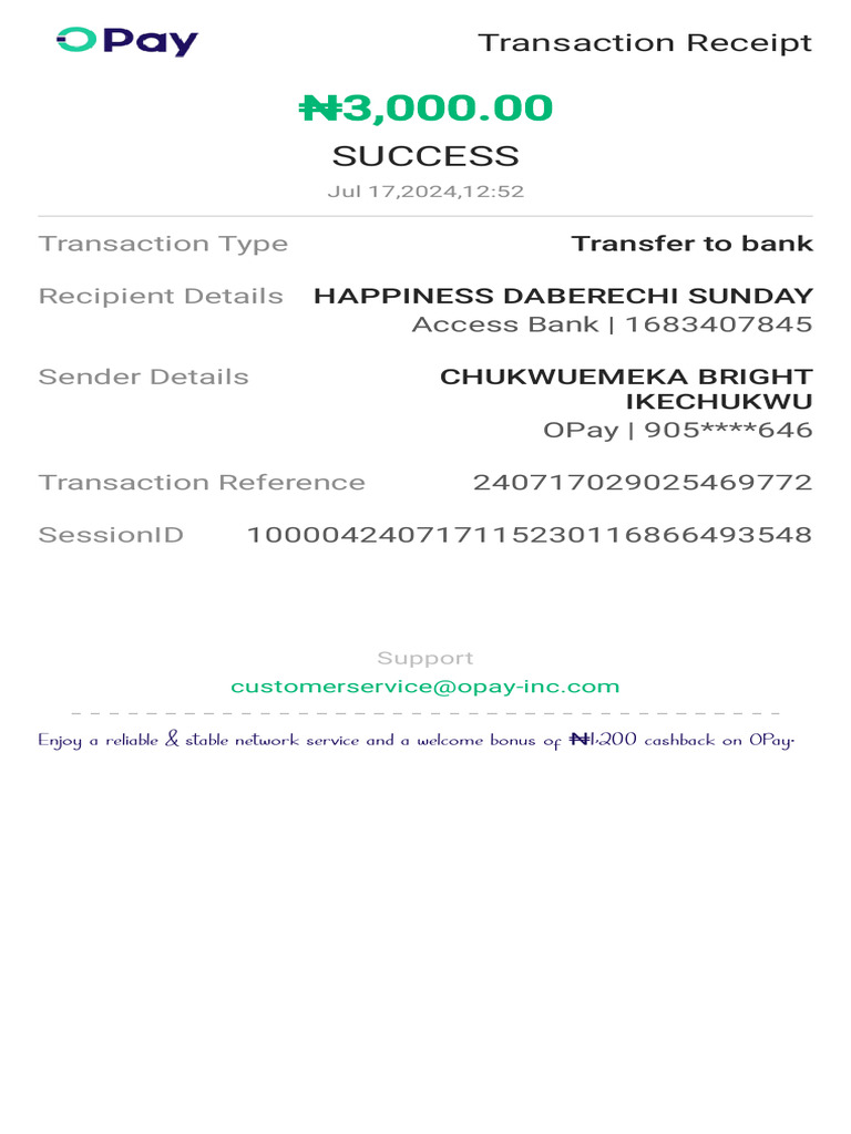 Transaction 240717029025469772 | PDF | Business | Finance & Money ...