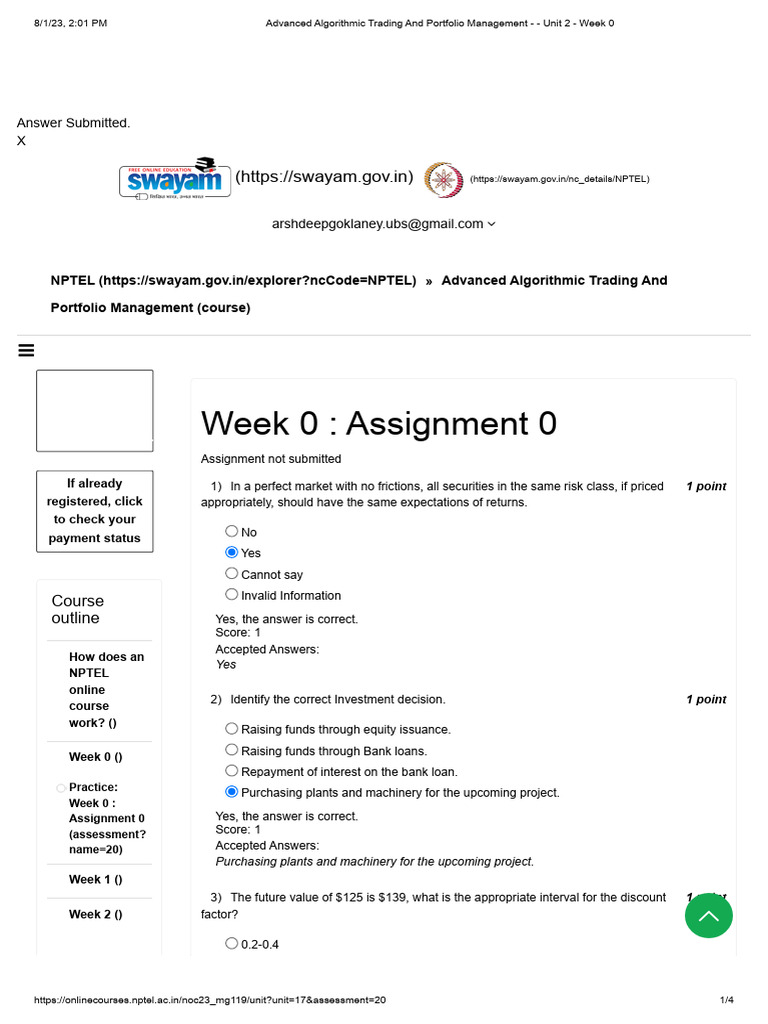 Advanced Algorithmic Trading Insights | PDF | Investment Management | Algorithmic Trading