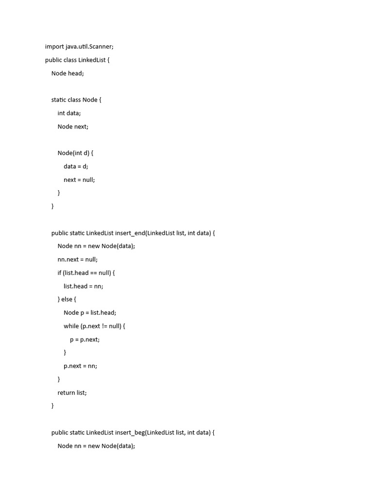 Linked List | PDF | Information Retrieval | Computer Programming