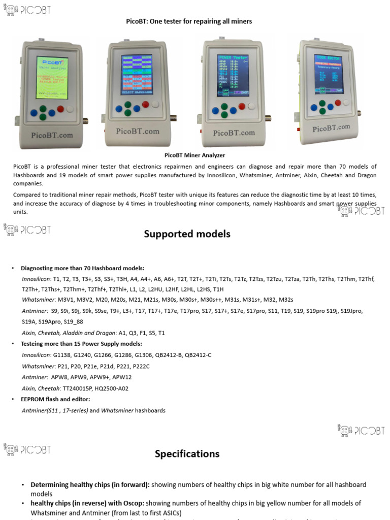 2835 - Picobt Datasheet - V8 | PDF | Computer Engineering | Electrical ...