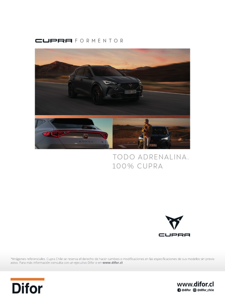 Especificaciones CUPRA Formentor VZ 4Drive | PDF | Airbag | Sistema de ...