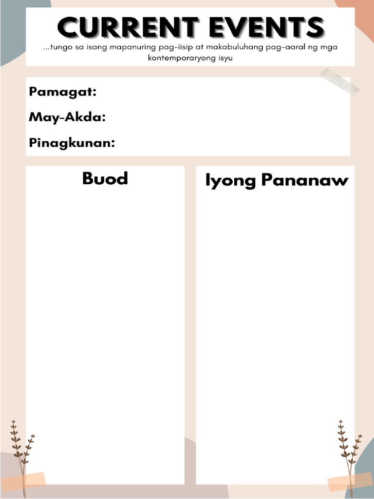 Current Events | PDF