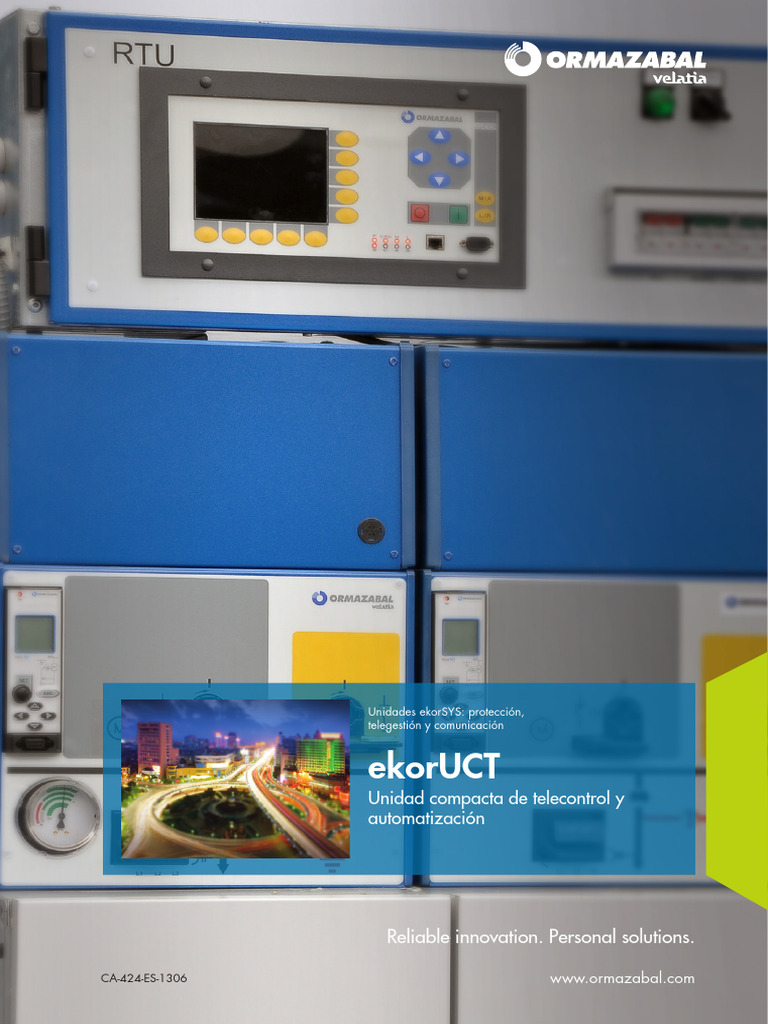 EKOR UCT | PDF | Subestacion electrica | Automatización