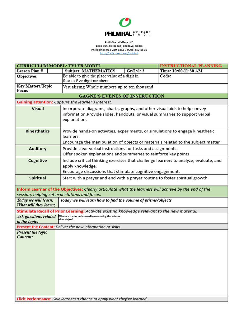 Grade 4 Mathematics | PDF | Learning | Education Theory