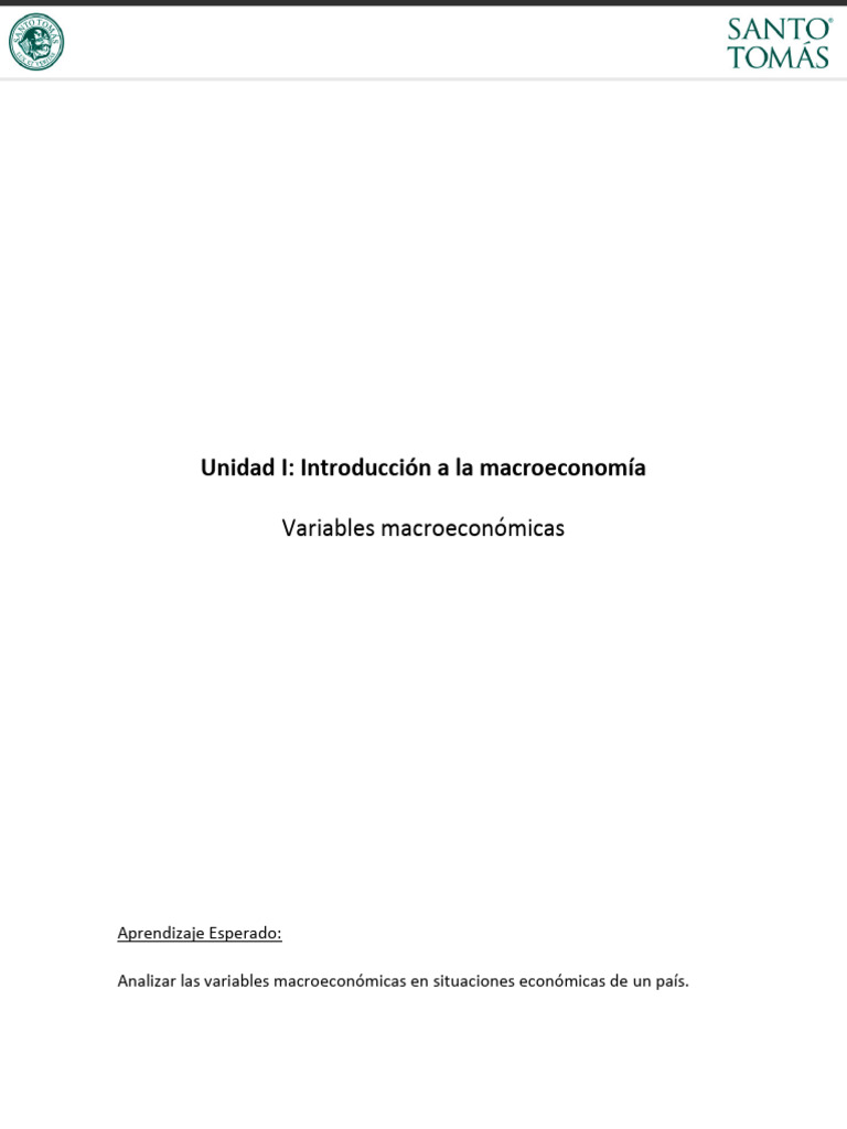 Variables Macroeconomicas | PDF | La política monetaria | Oferta de dinero